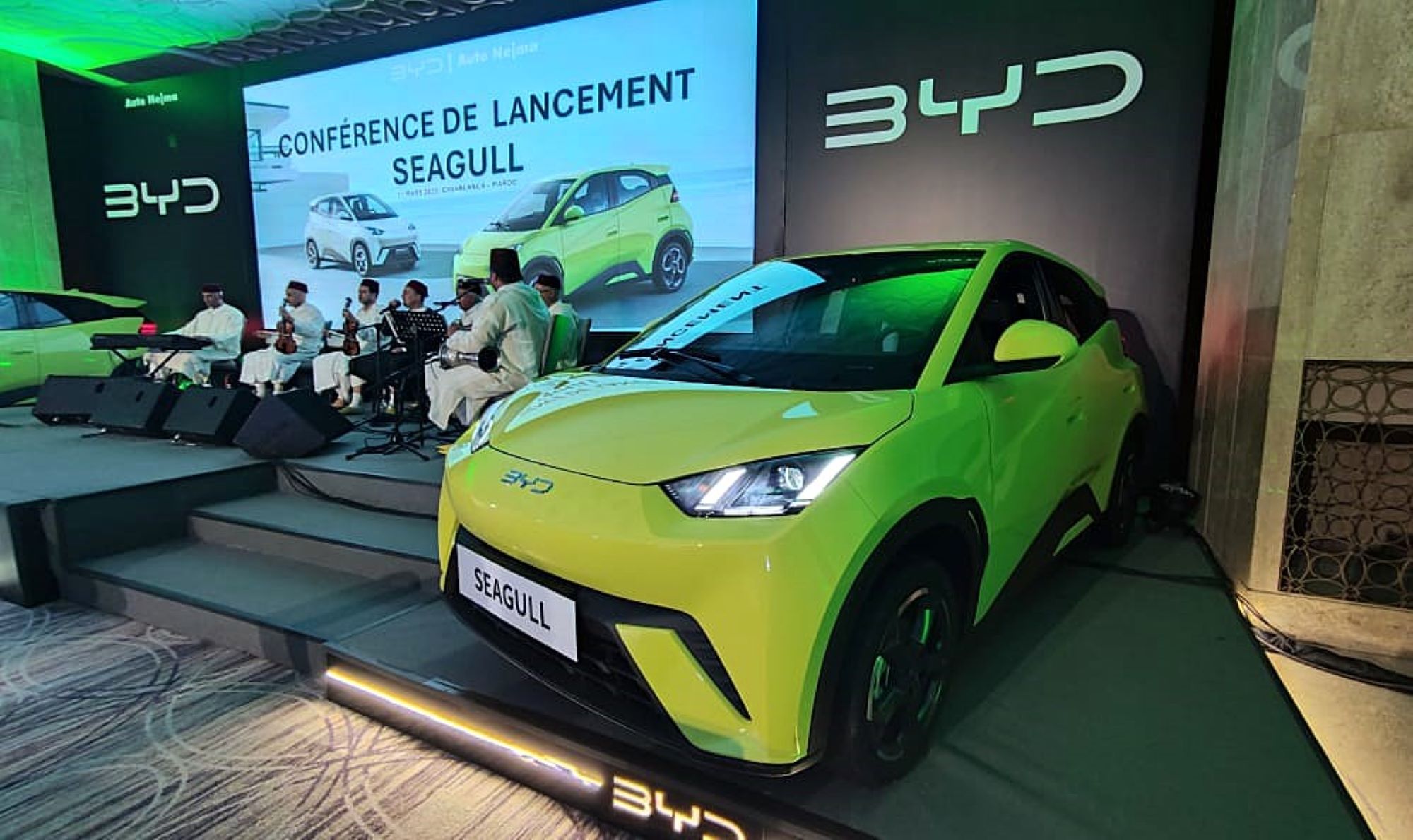 BYD Maroc lance la citadine électrique Seagull